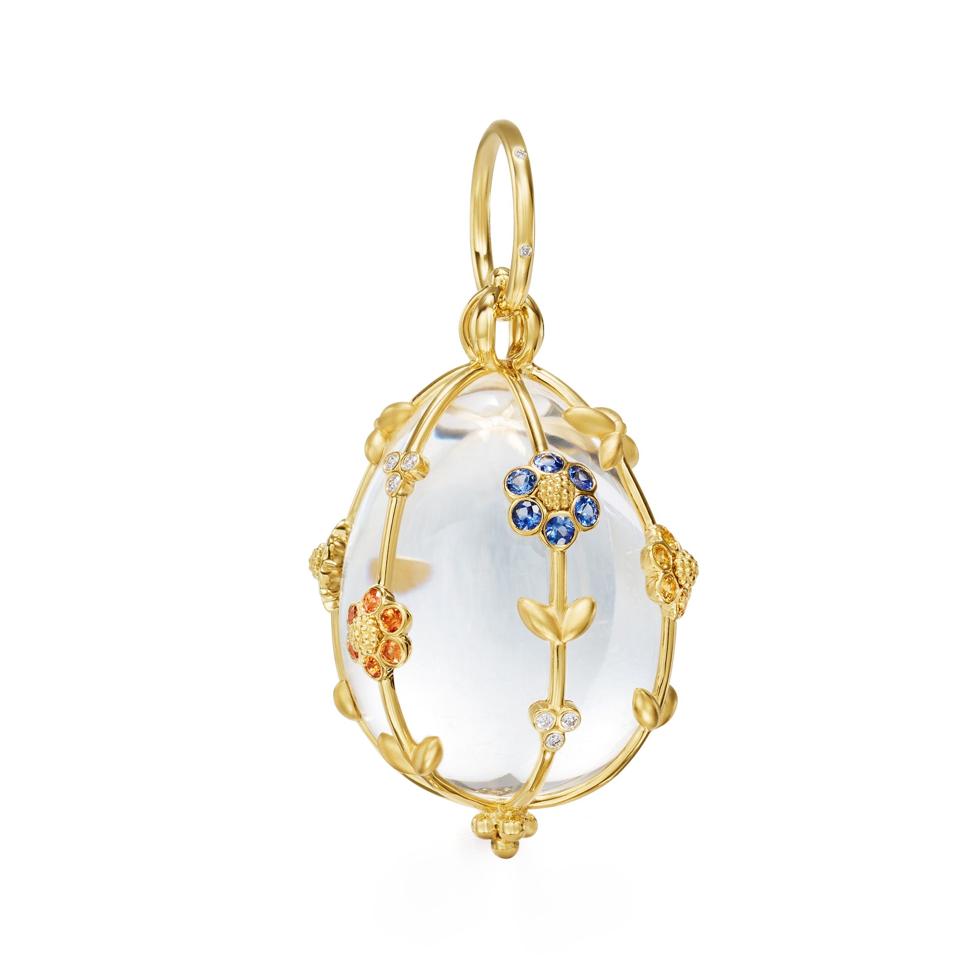 18K Fiori Rock Crystal Amulet – Temple St. Clair